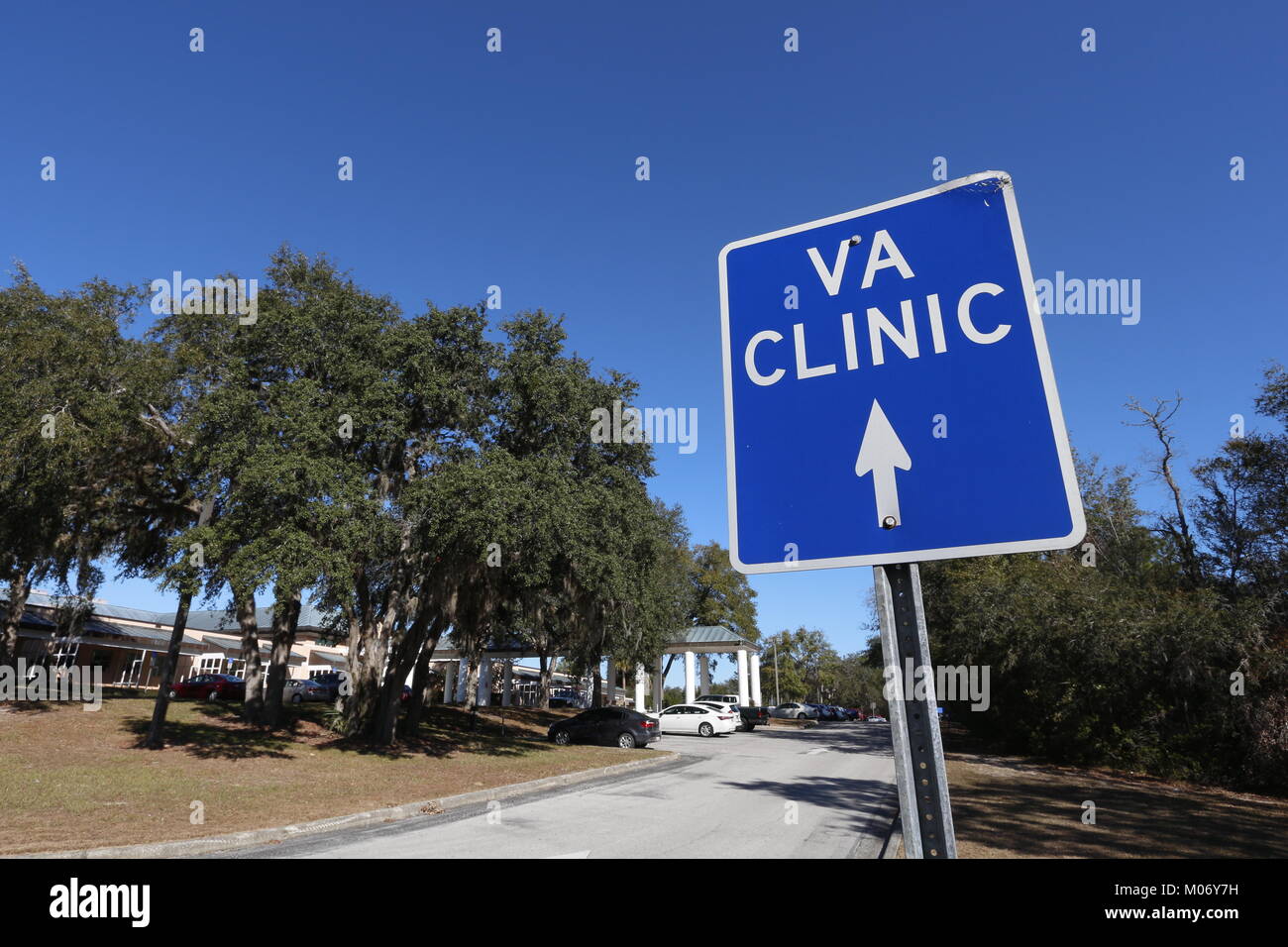 VA Veterans clinic sign Stock Photo - Alamy