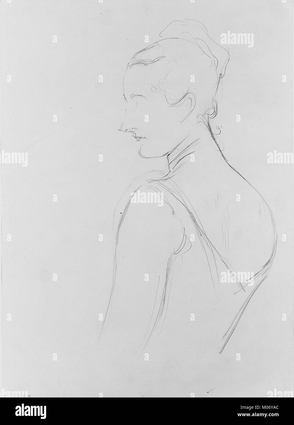 A famous portrait of Madame Pierre Gautreau, also known as Madame X ...