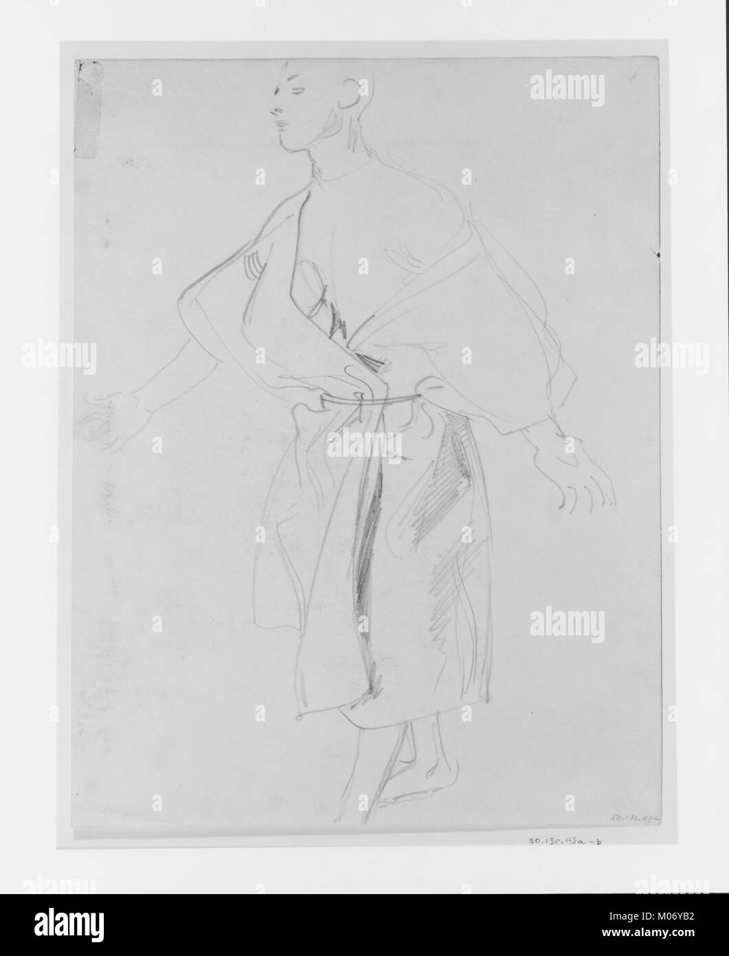 Man in robe Black and White Stock Photos & Images - Alamy