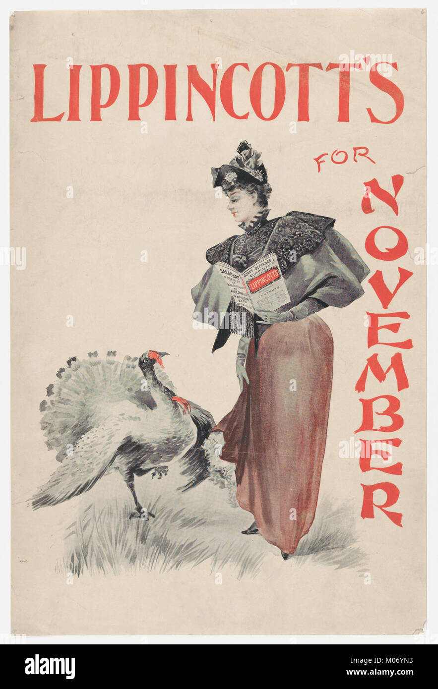 An illustration from the November edition of *Lippincott's Magazine ...