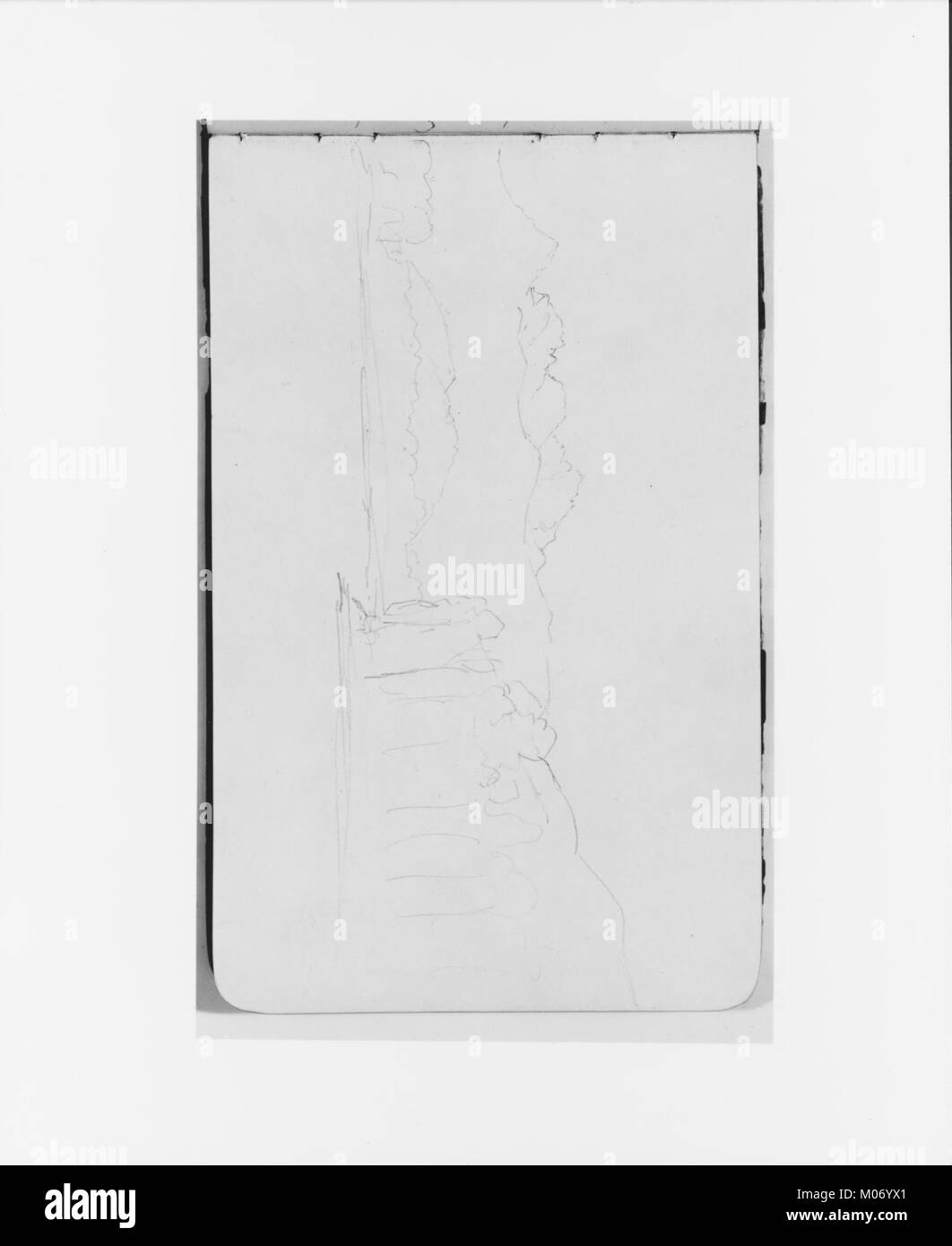 Mountain Landscape with Trees (from Sketchbook) MET 261095 Stock Photo ...