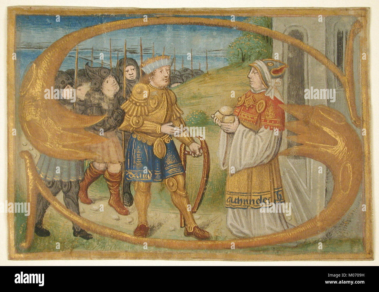 King david receiving hi-res stock photography and images - Alamy