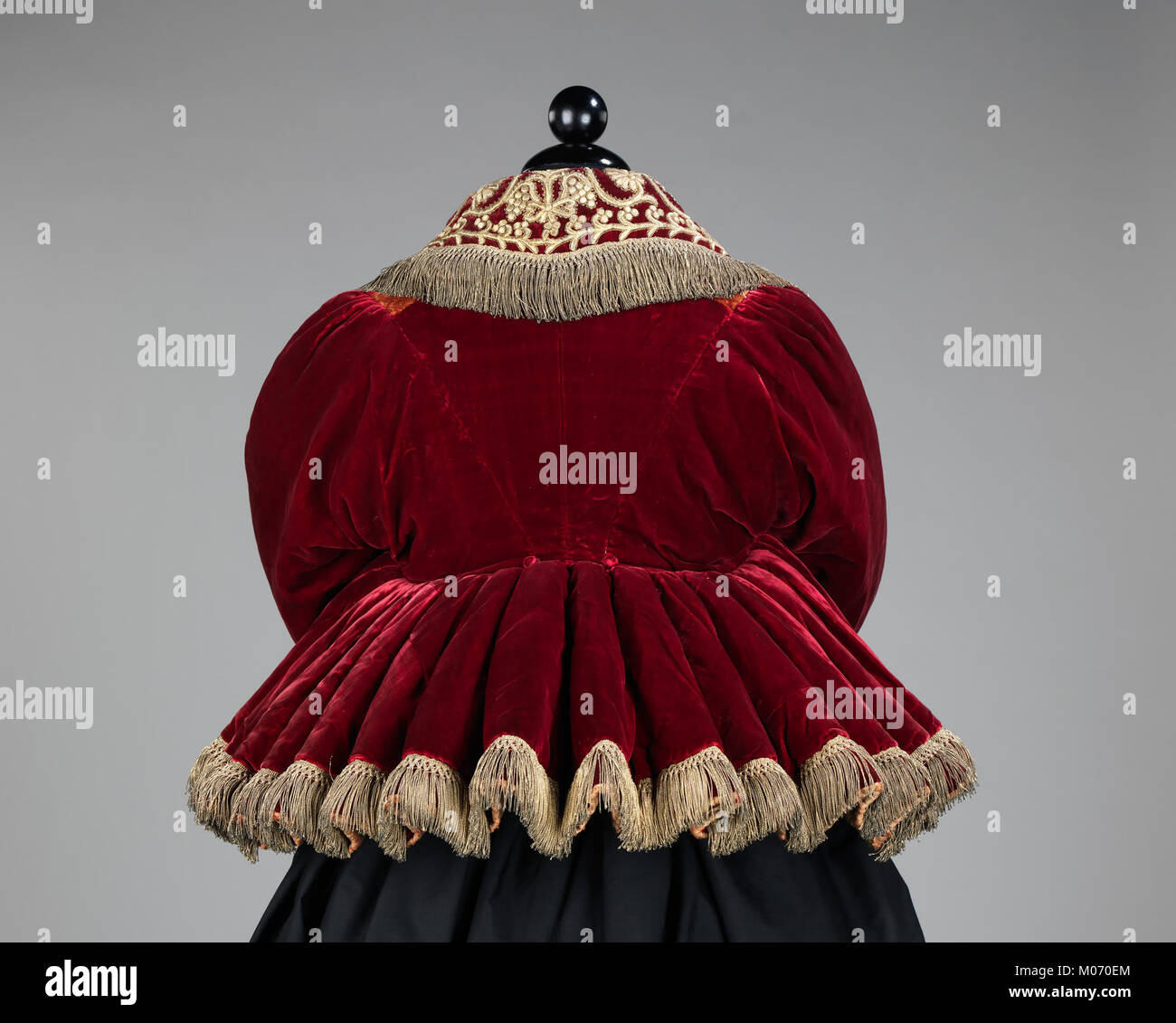 This historical jacket demonstrates period-specific materials, design ...