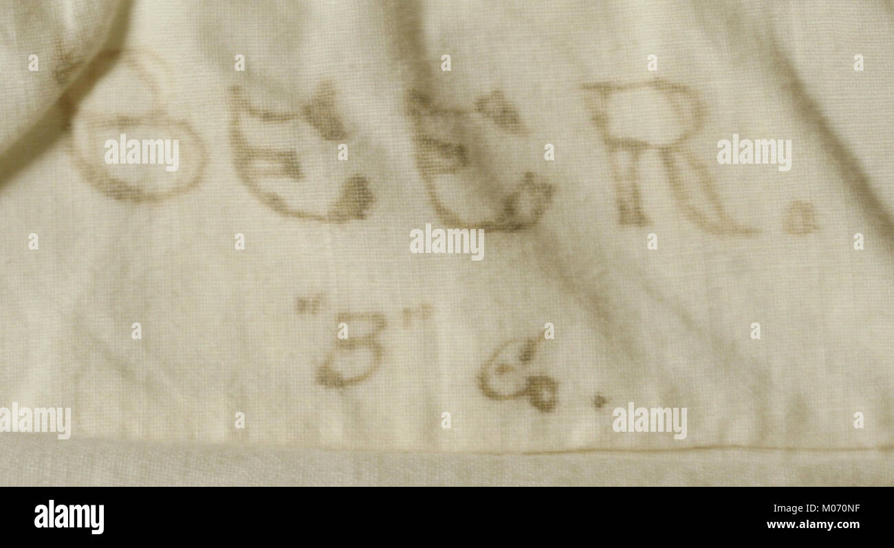 A military uniform from the 18th or 19th century, likely belonging to a ...