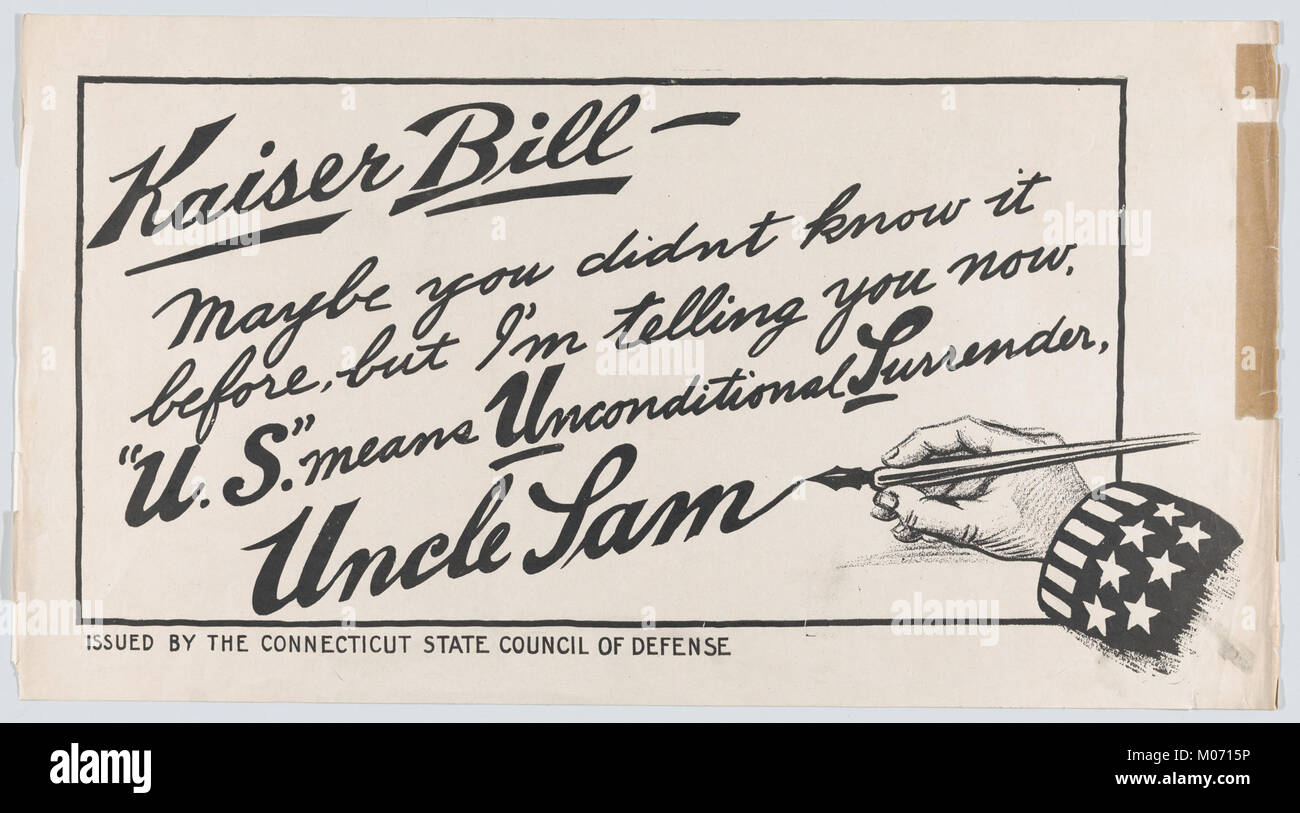 Kaiser Bill MET DP867914 Stock Photo - Alamy