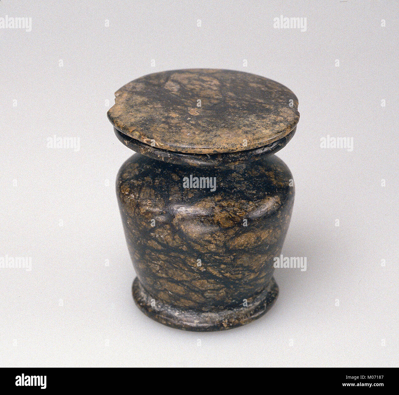 This kohl jar, from the ancient world, was used for storing and ...
