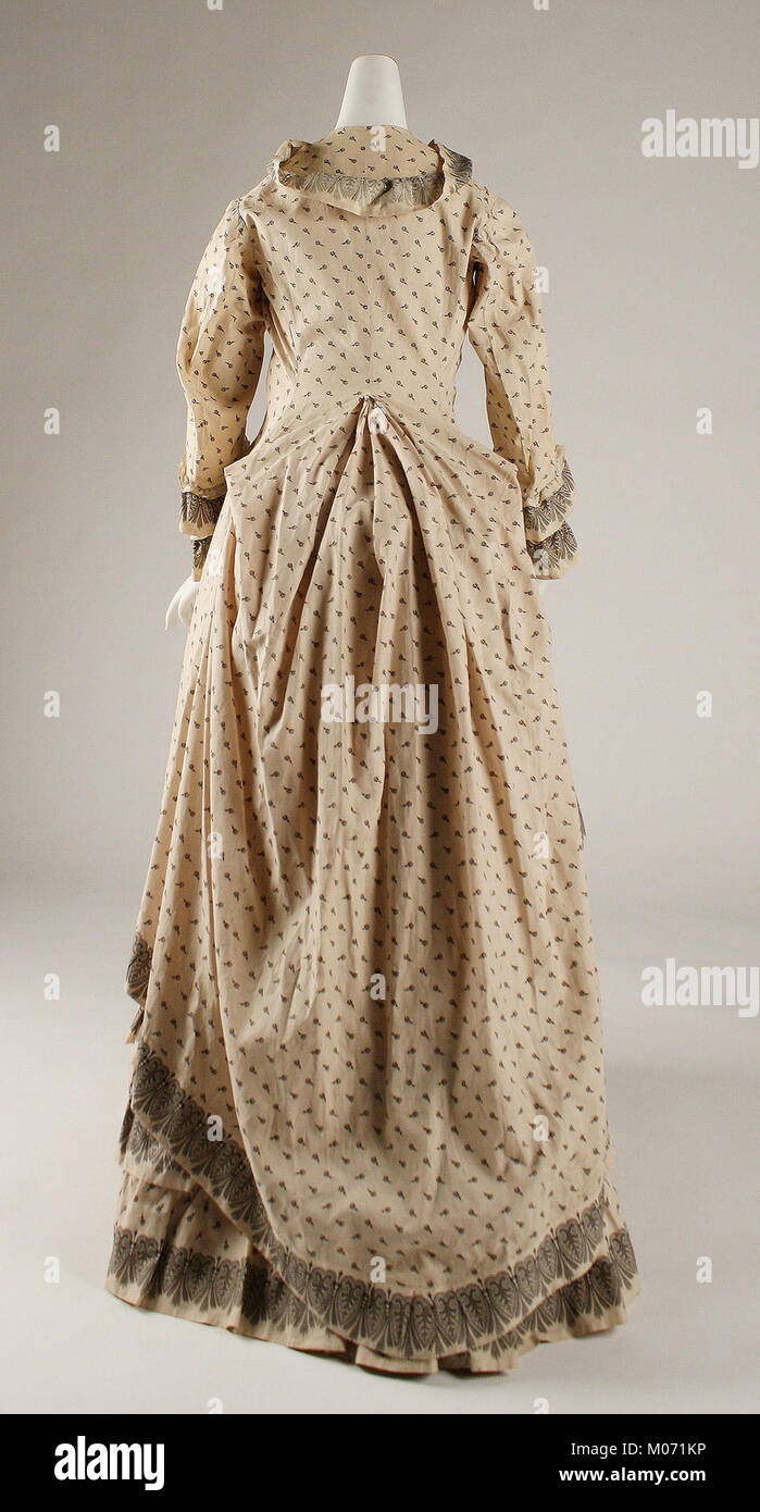 A morning dress, cataloged as MET C.I.43.126.23ab, representing ...