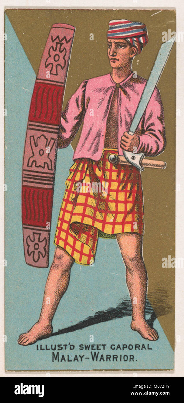 Ancient Malaysia Drawing Worrior