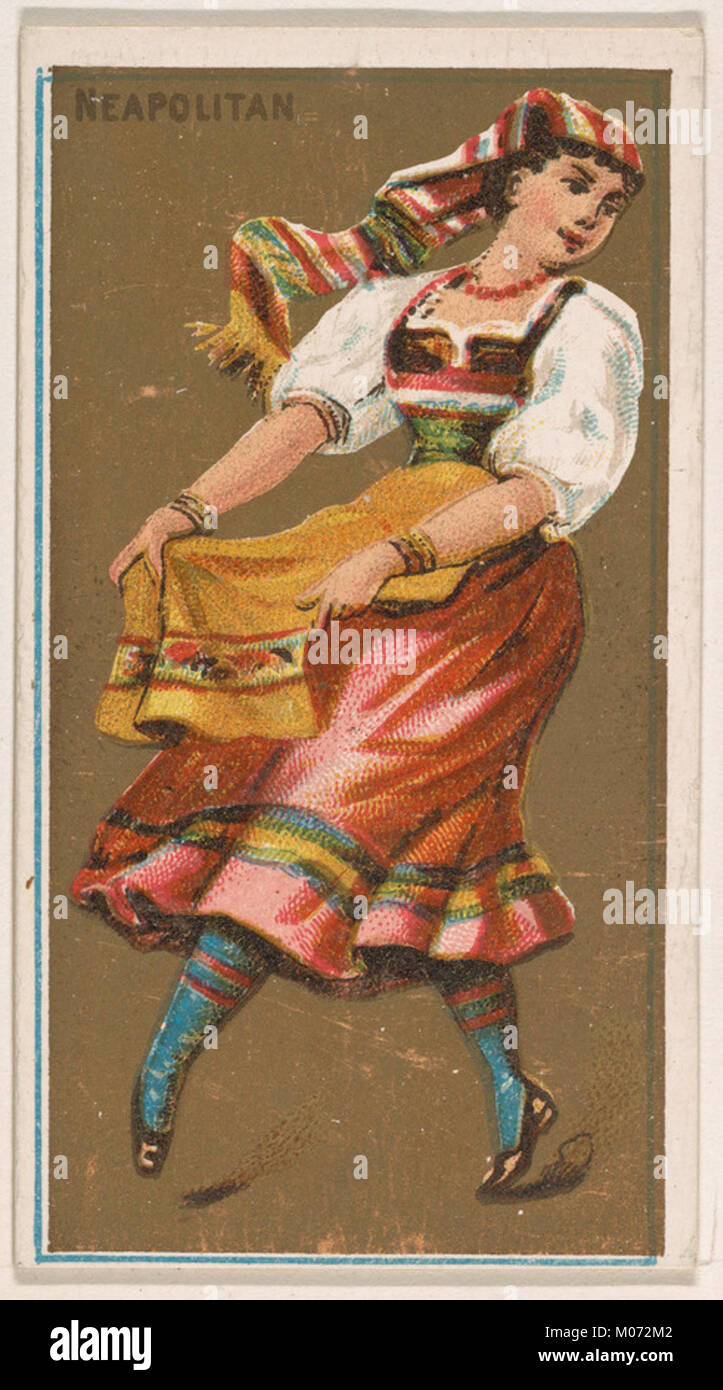 This image from the 'National Dances' series by Kinney Brothers ...