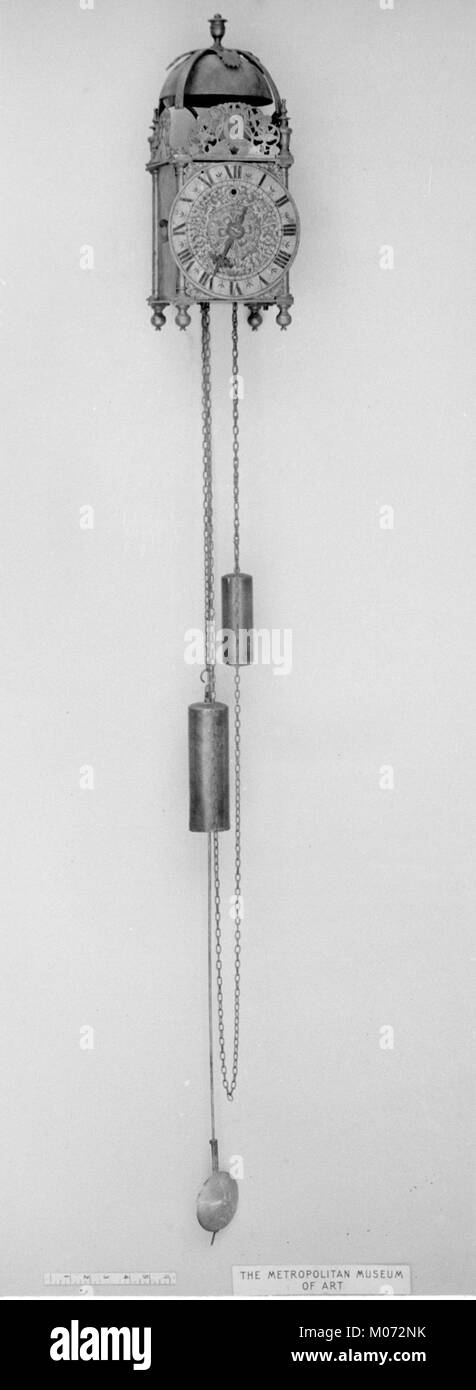 This lantern clock is an example of 18th-century clockmaking, known for ...
