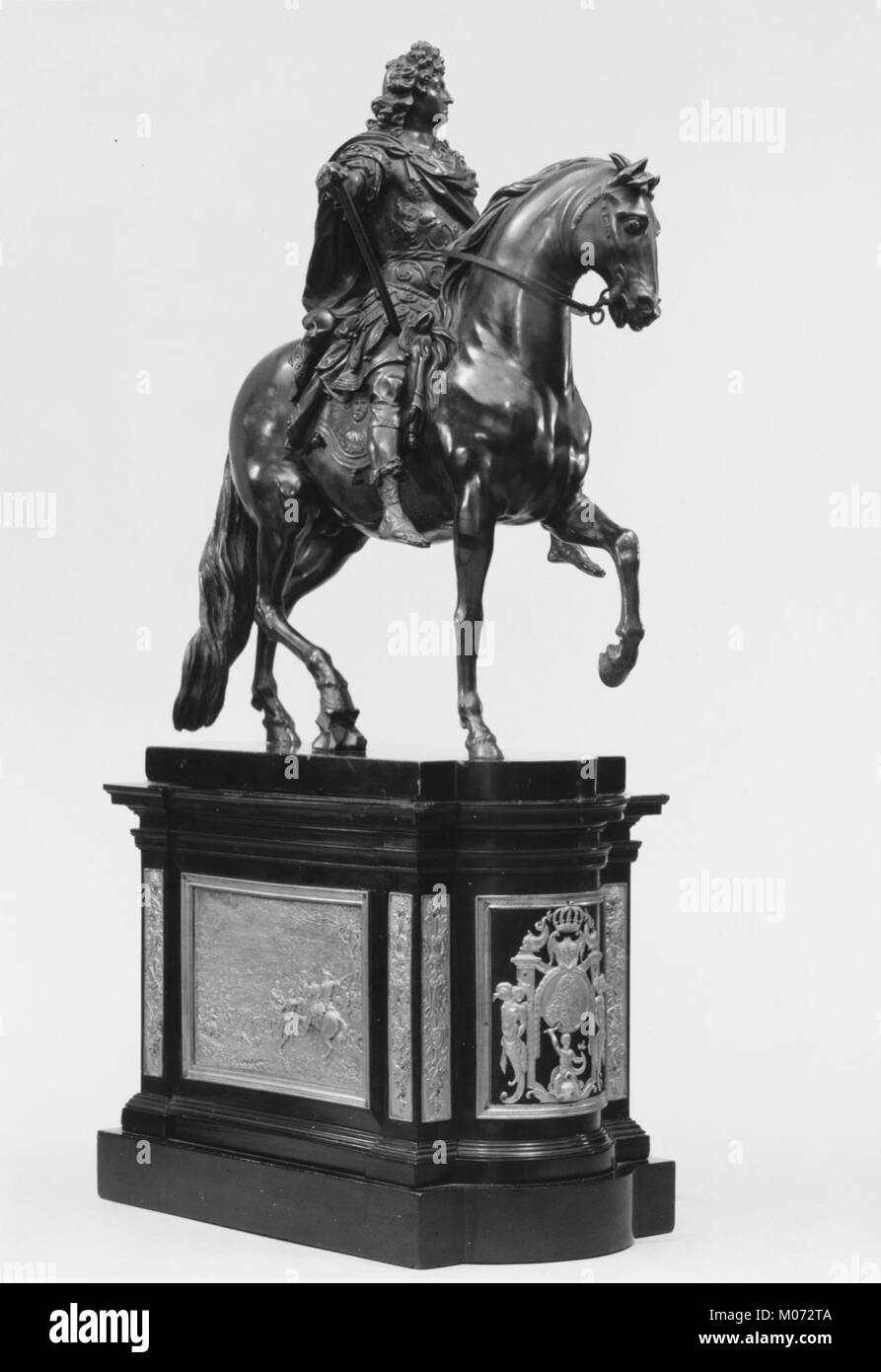 King louis xiv painting Black and White Stock Photos & Images - Alamy
