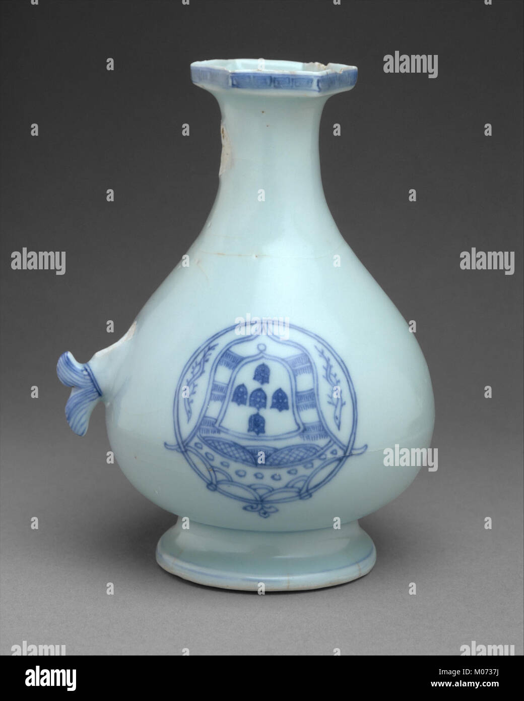 This jug features the Portuguese arms, reflecting heraldic symbols ...