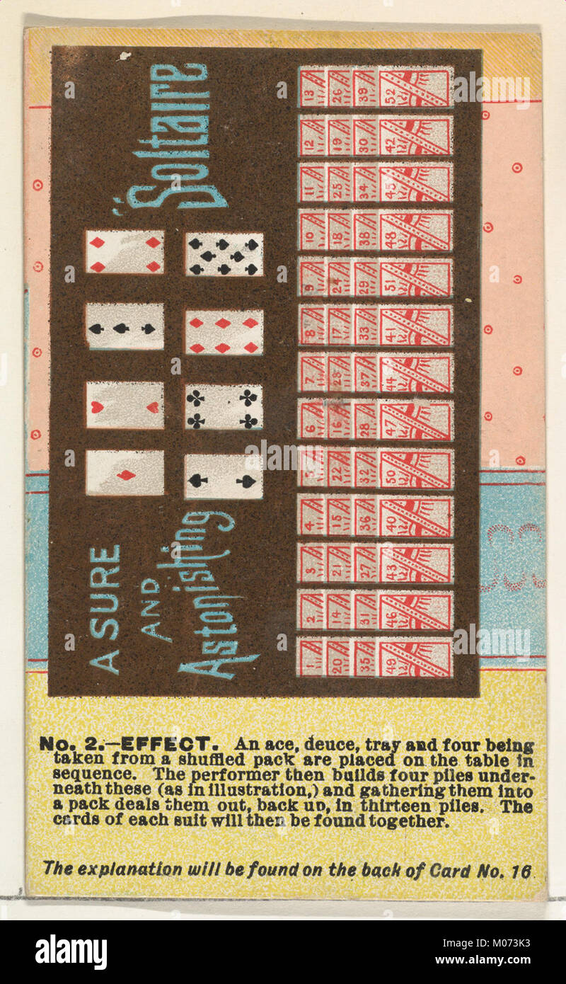 Soltaire hi-res stock photography and images - Alamy