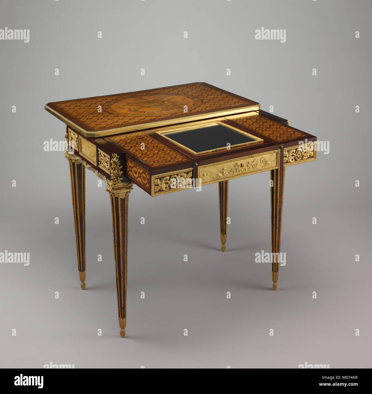A mechanical table from the MET collection, cataloged under DP102679 ...