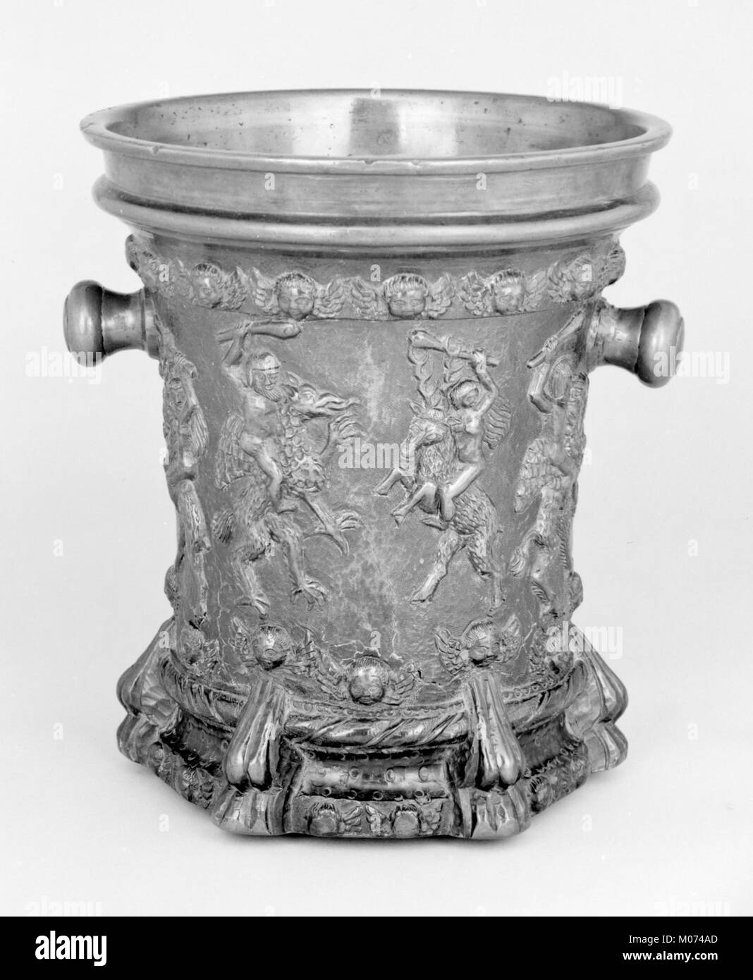 A mortar, part of the Metropolitan Museum of Art collection, crafted ...