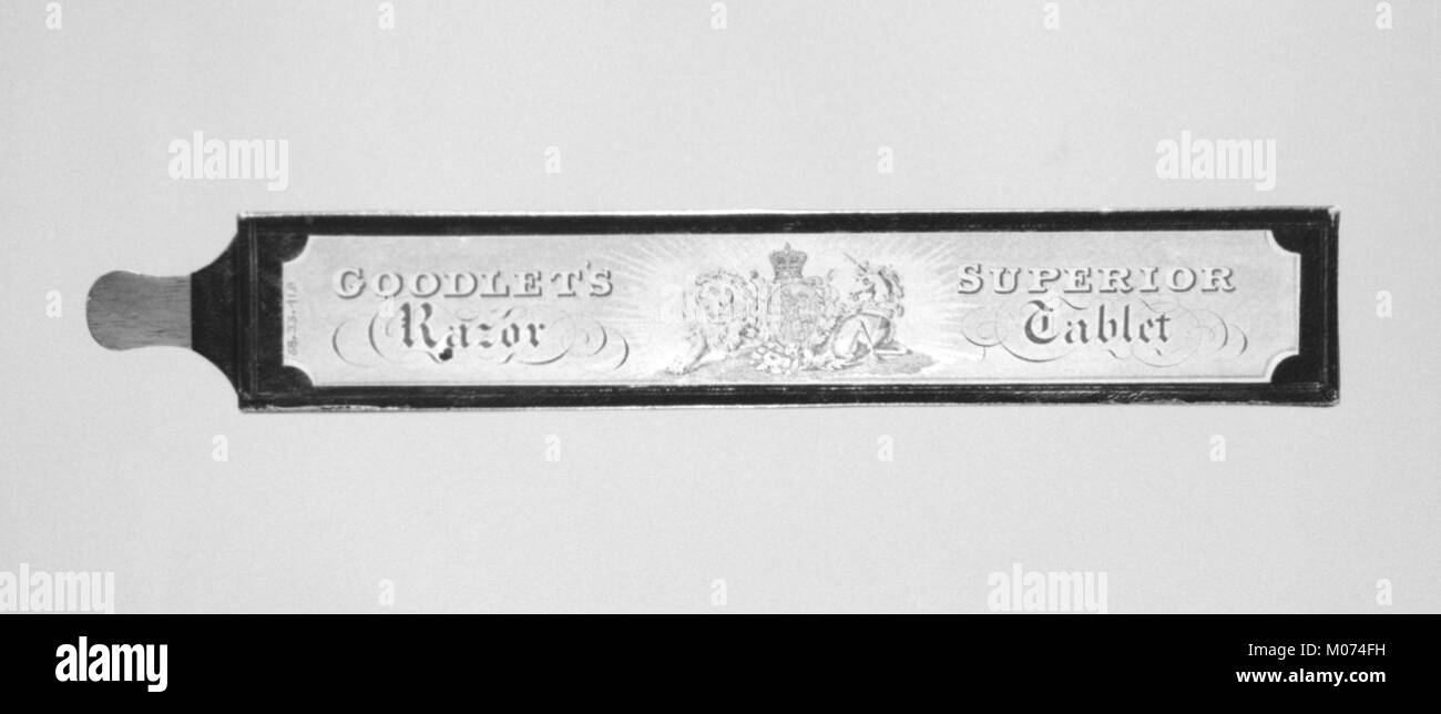 This hone with its case, part of a set, illustrates the precision and ...