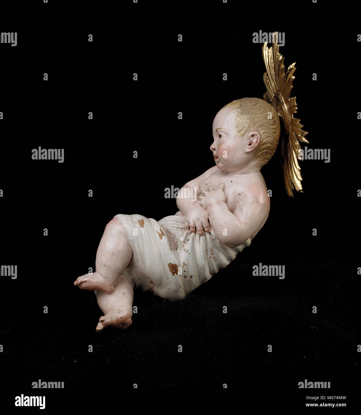 This representation of the Infant Jesus depicts the child in a ...