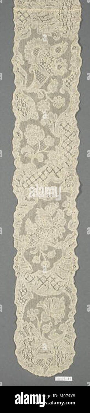 A lappet is a decorative cloth or piece of fabric worn over the hair or ...
