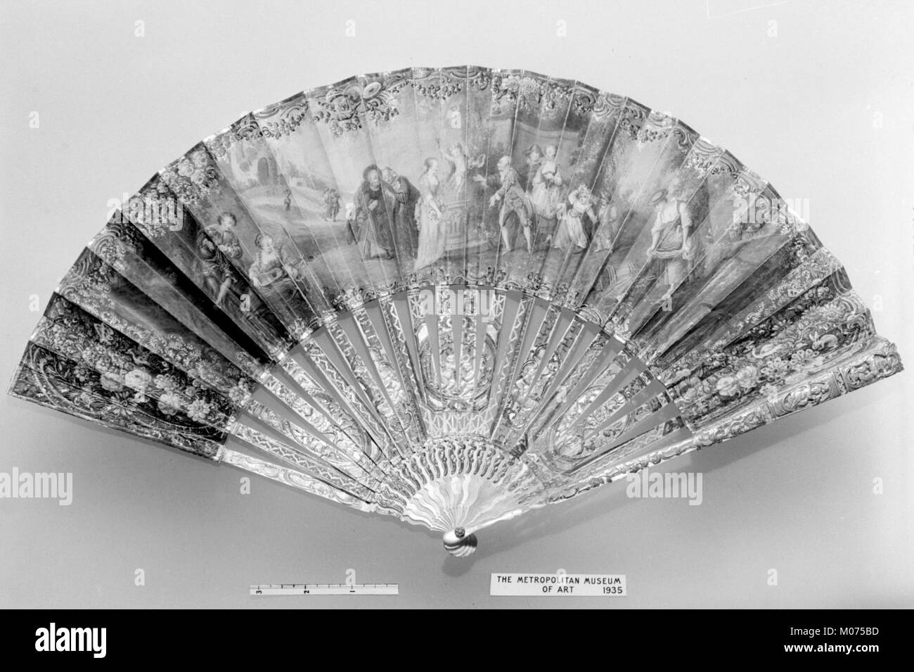 This marriage fan is an exquisite example of decorative craftsmanship ...
