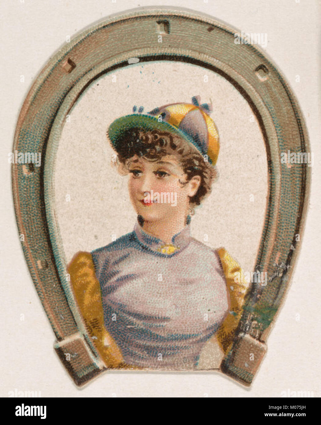 This horseshoe is part of the Novelties series (N228, Type 3), issued ...