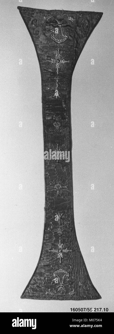 The maniple is a liturgical vestment, typically worn by clergy during ...