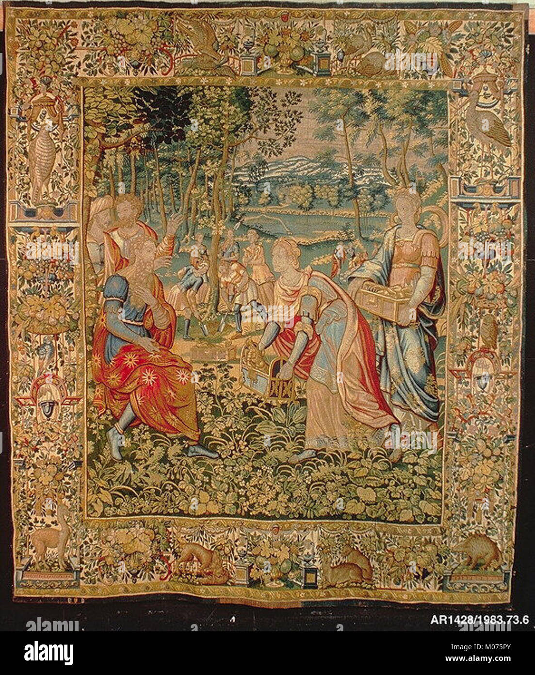 This artwork from The Story of Jacob series, depicts Jacob burying ...