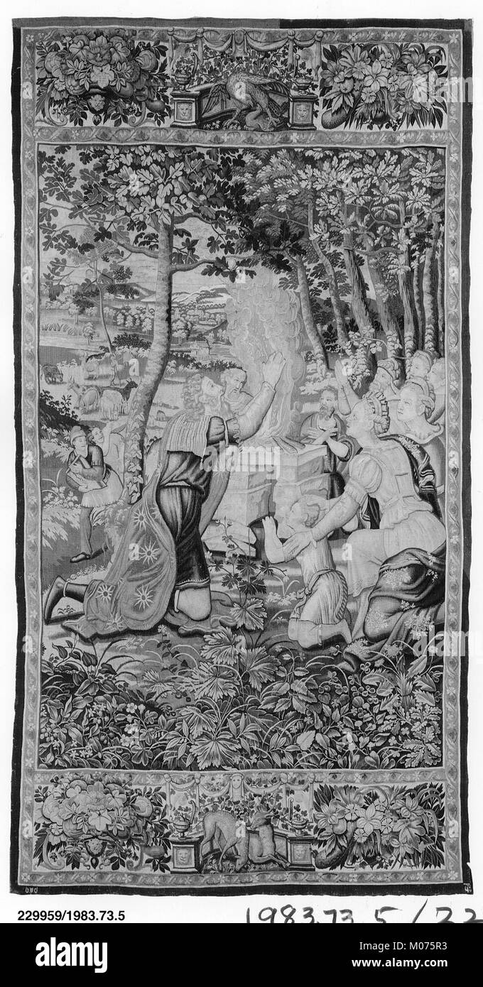 This artwork from *The Story of Jacob* depicts the biblical moment when ...