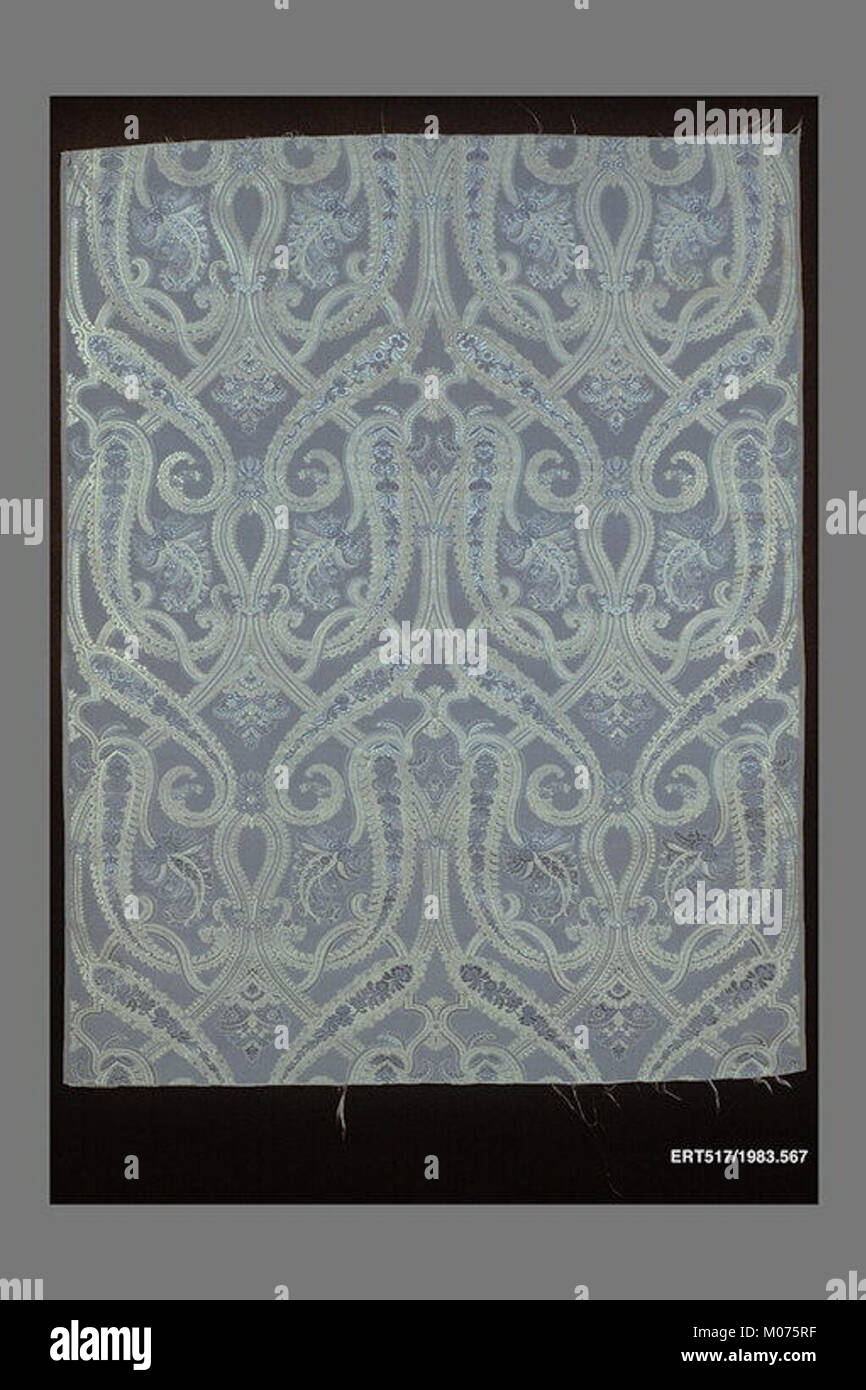 This length of material, part of the MET collection, demonstrates the ...