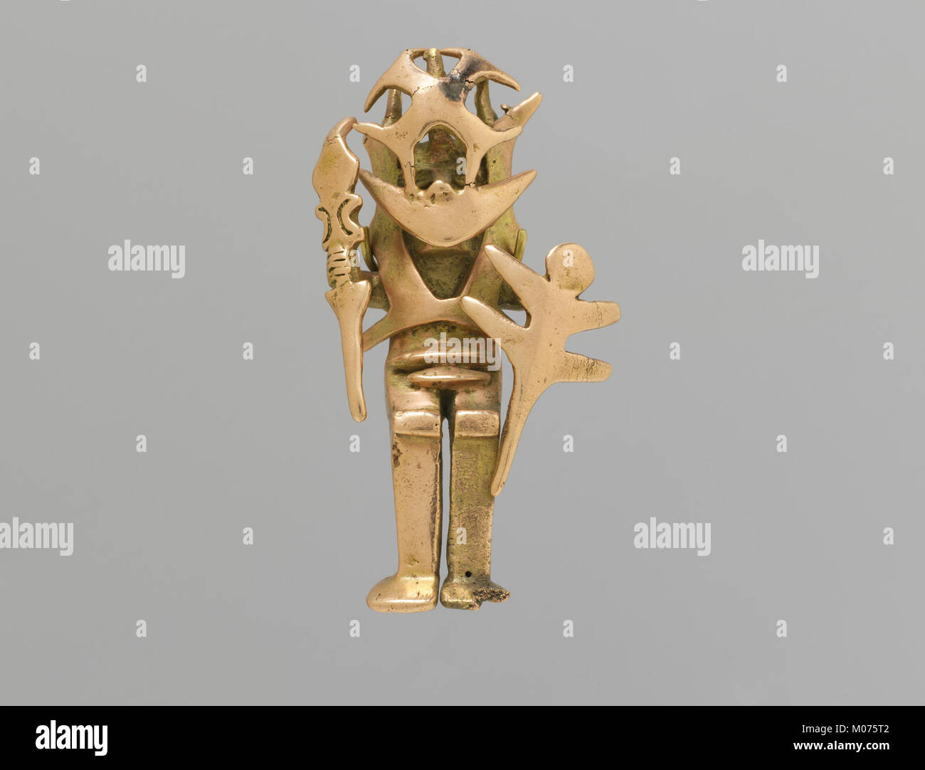 Masked Figure Pendant MET DP160743 Stock Photo - Alamy