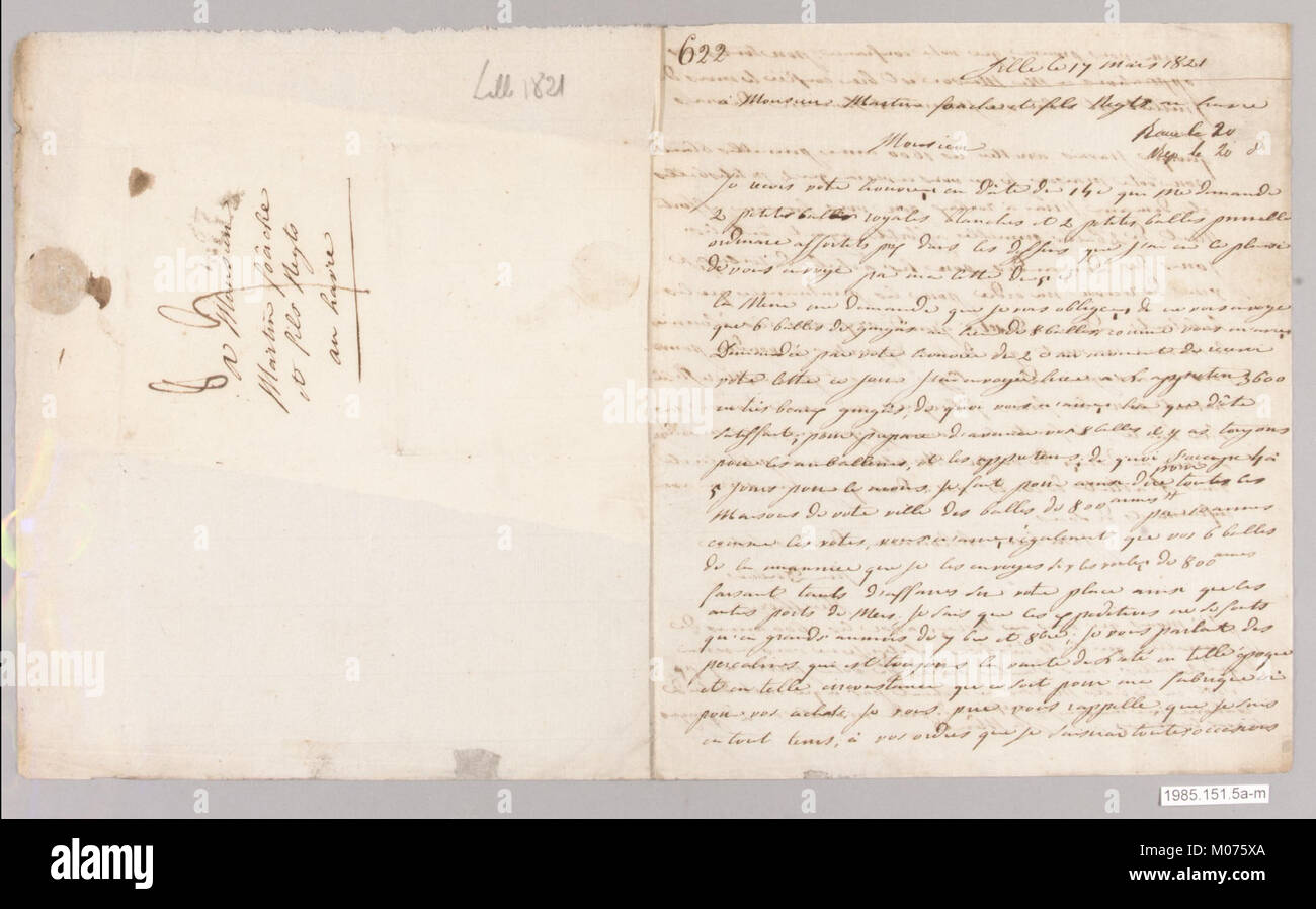 This historical letter illustrates personal communication from a past ...