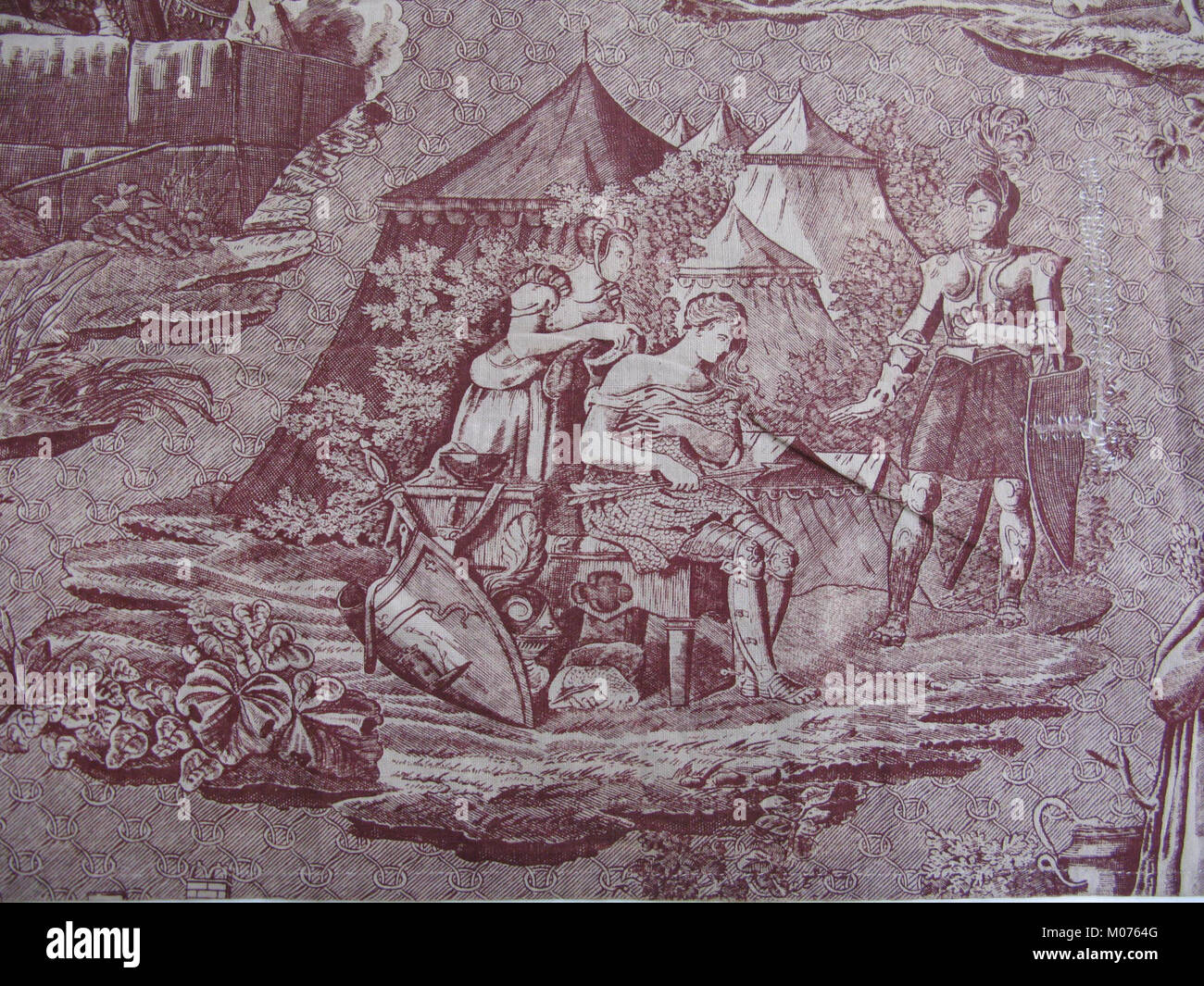 This artwork depicts Joan of Arc, a historical French figure, and is ...