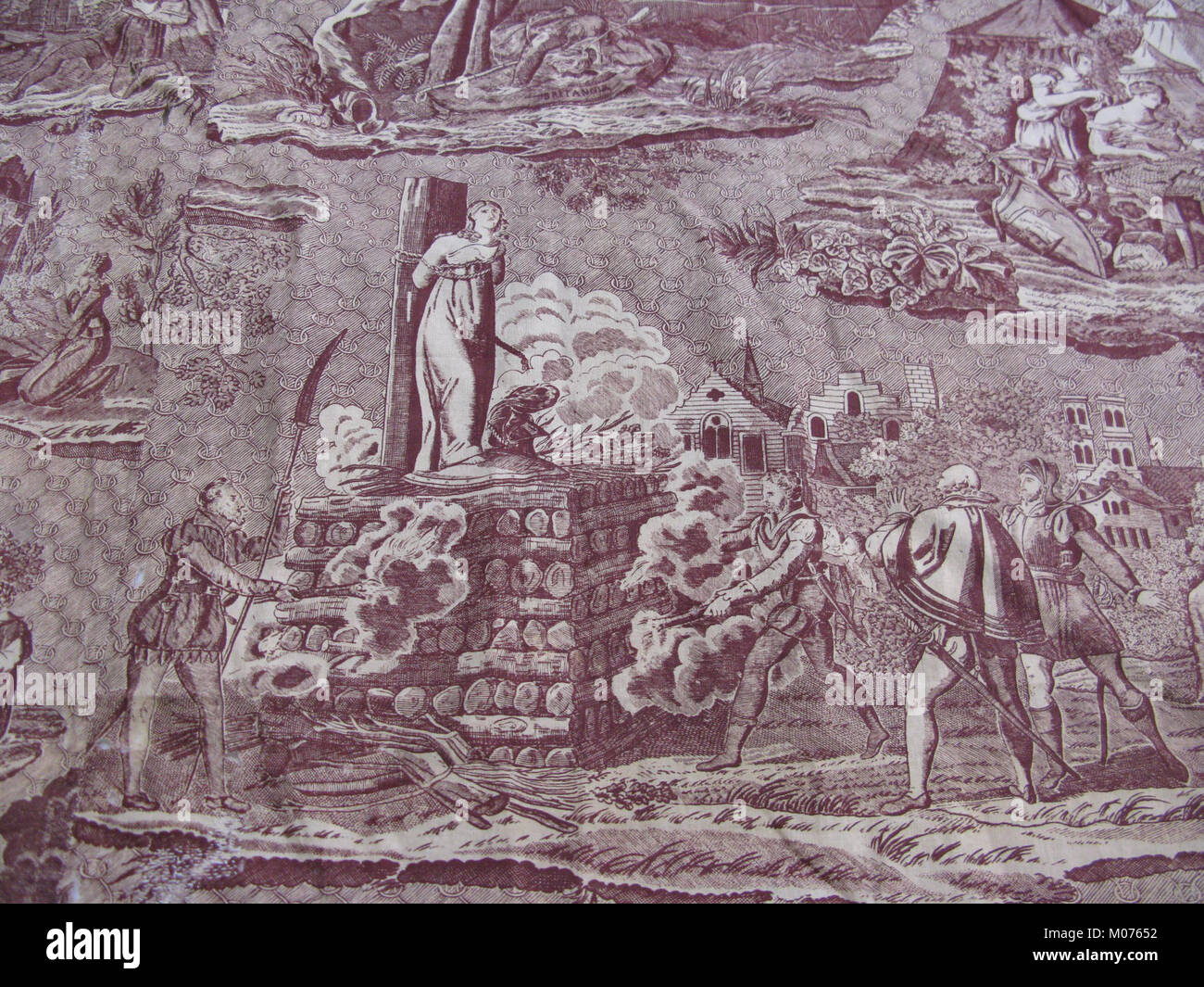 An artwork depicting Joan of Arc, cataloged as MET SF2009 323 28 ...