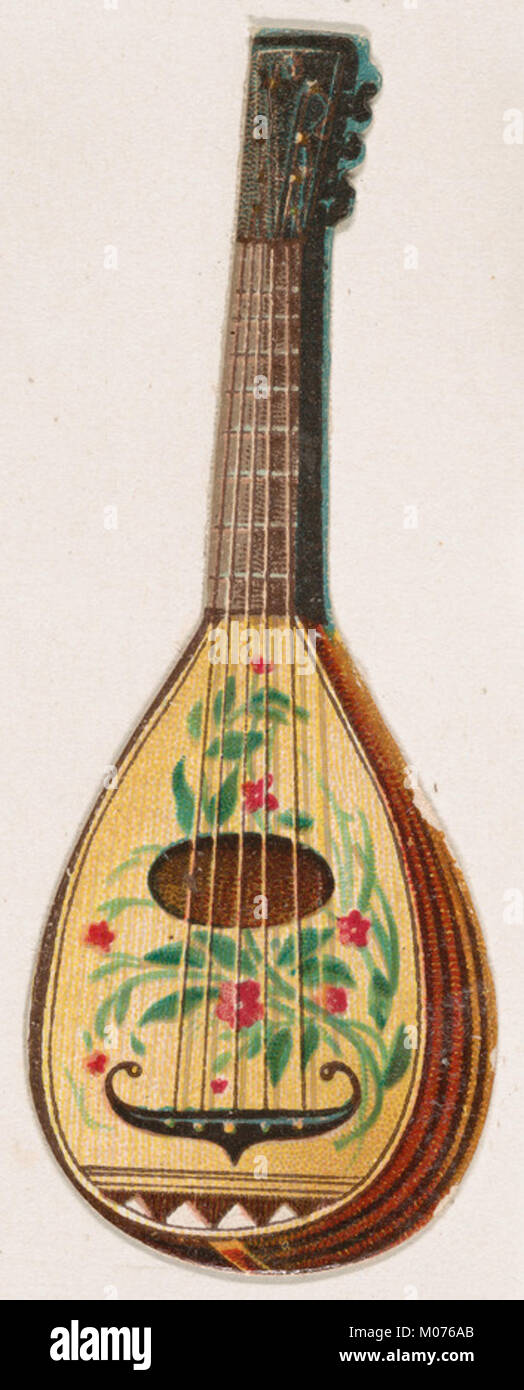 This mandolin, from the Novelties series by Kinney Bros., is a ...
