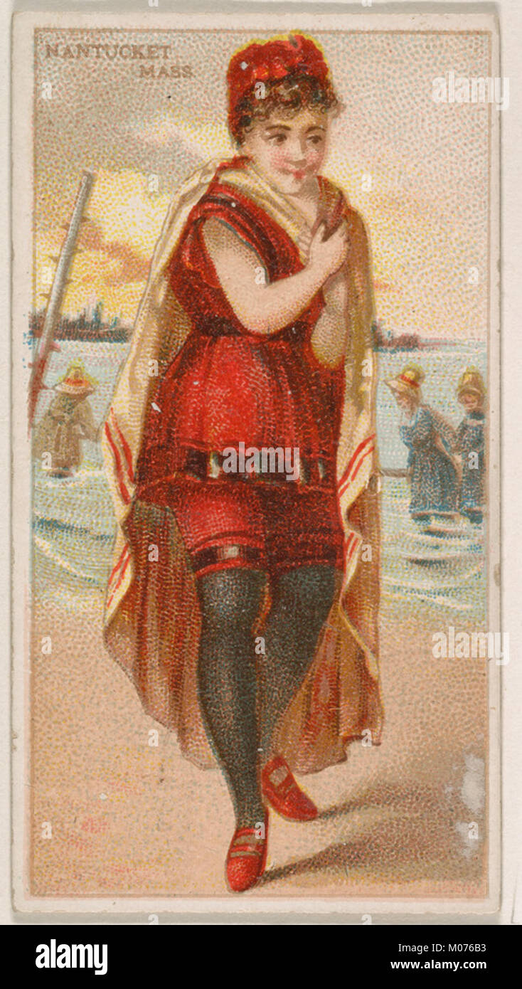 Nantucket Massachusetts From The Surf Beauties Series N232 Issued