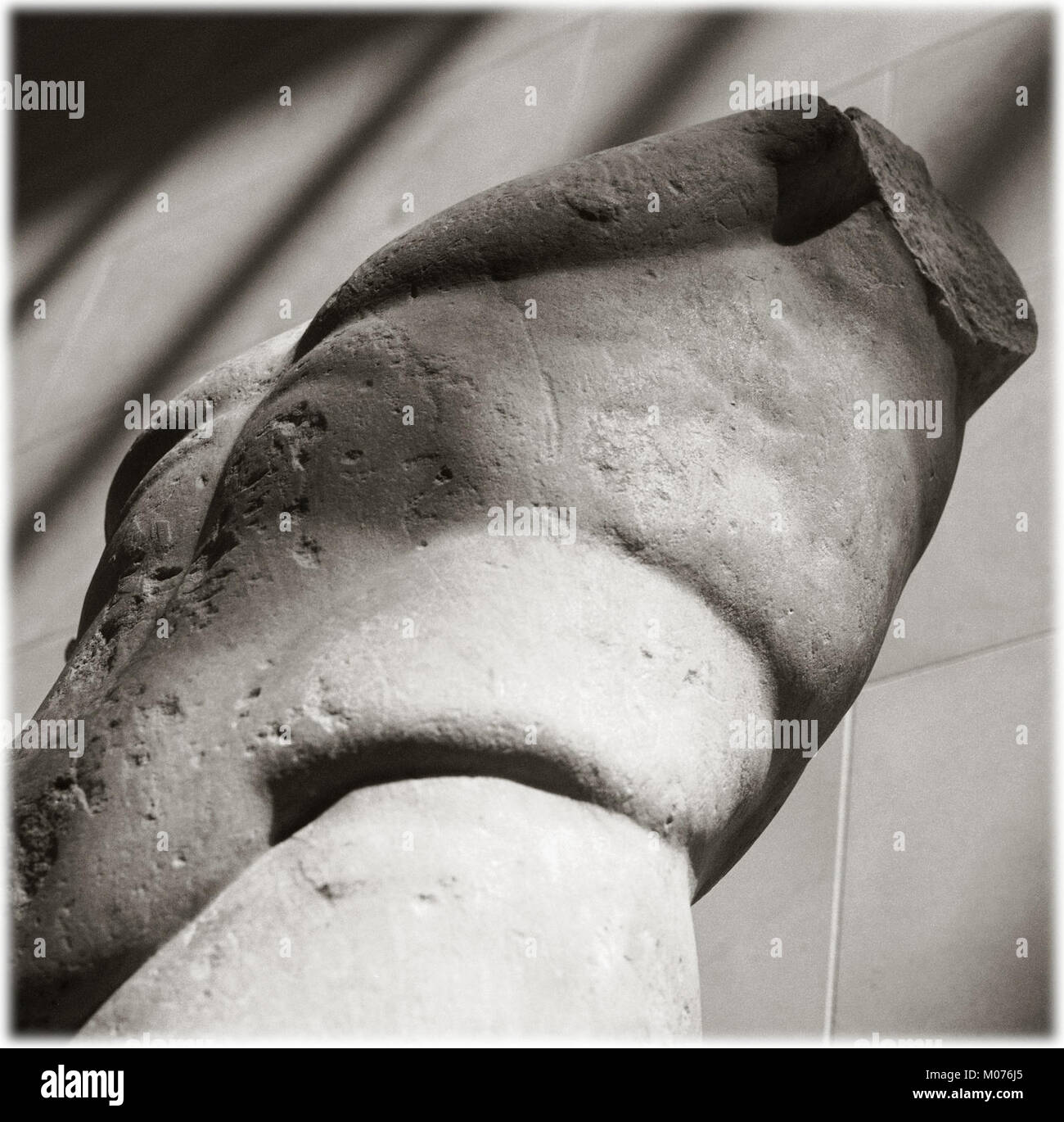 The Diadoumenos, a marble statue from the classical period, depicts a ...