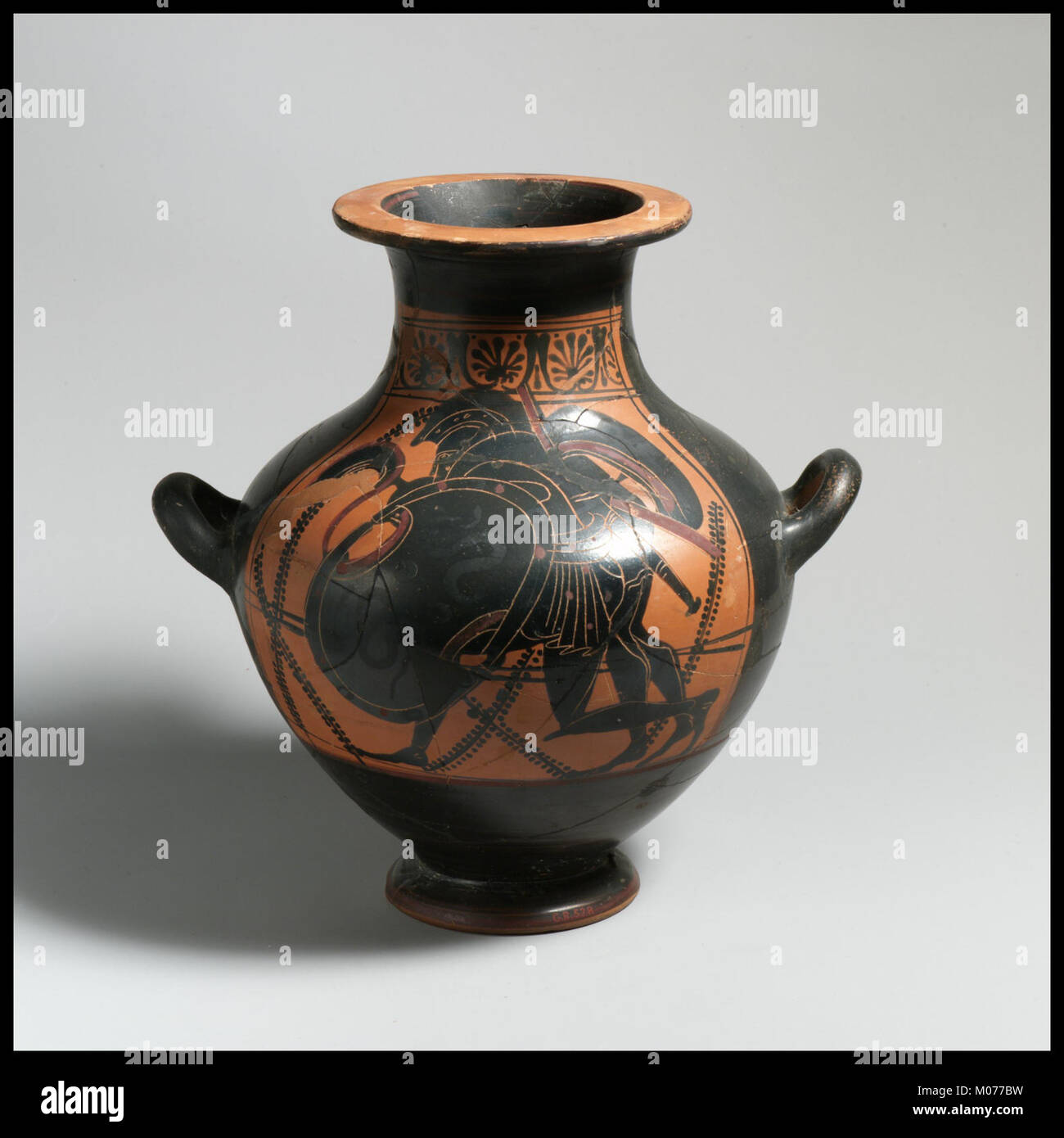 This ancient hydria, a type of Greek water jar, was used to carry and ...