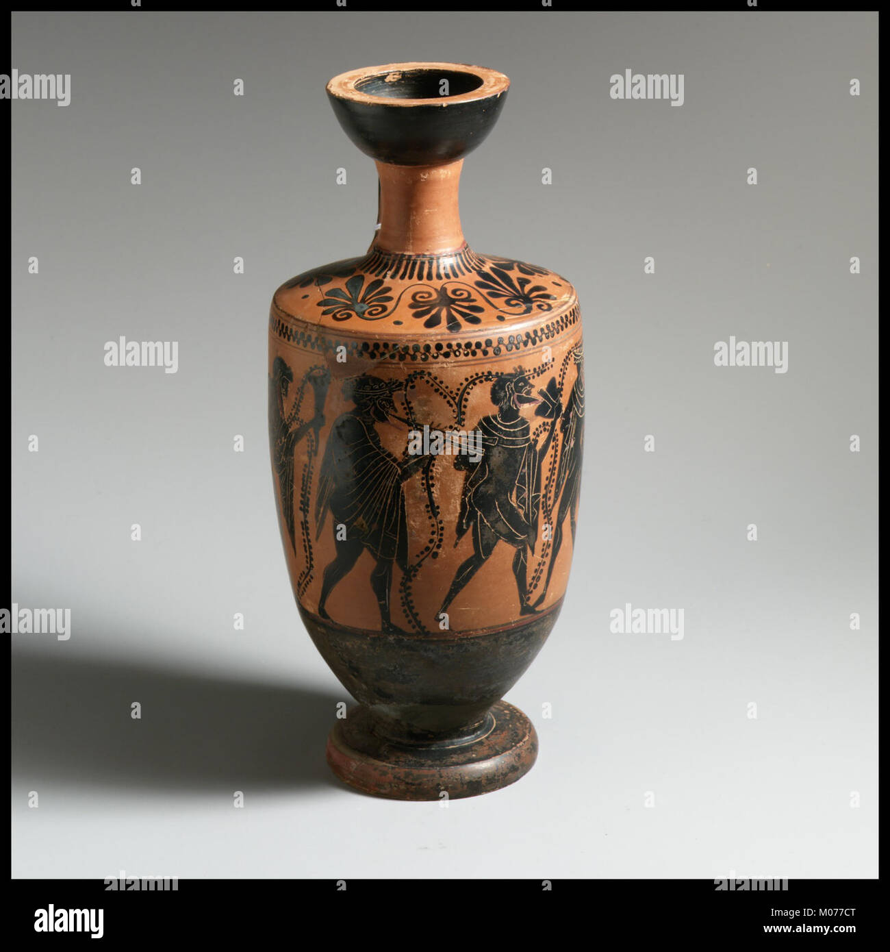 A lekythos, an ancient Greek oil vessel, part of The Metropolitan ...