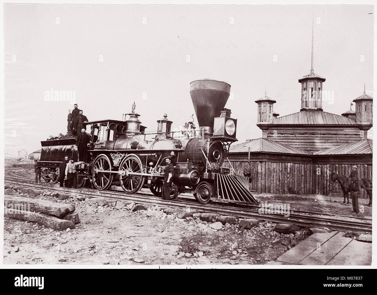 This historical locomotive, identified as number 133, was part of the ...