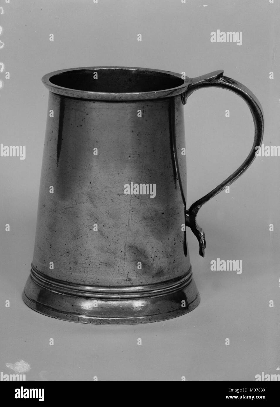 This is a historical ceramic mug from the MET collection, featuring ...