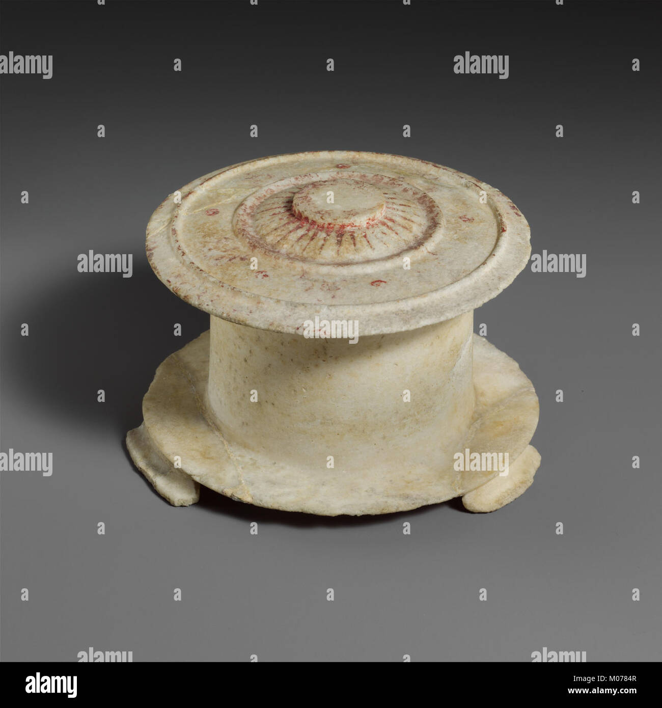 This marble pyxis, part of The Metropolitan Museum of Art's collection ...