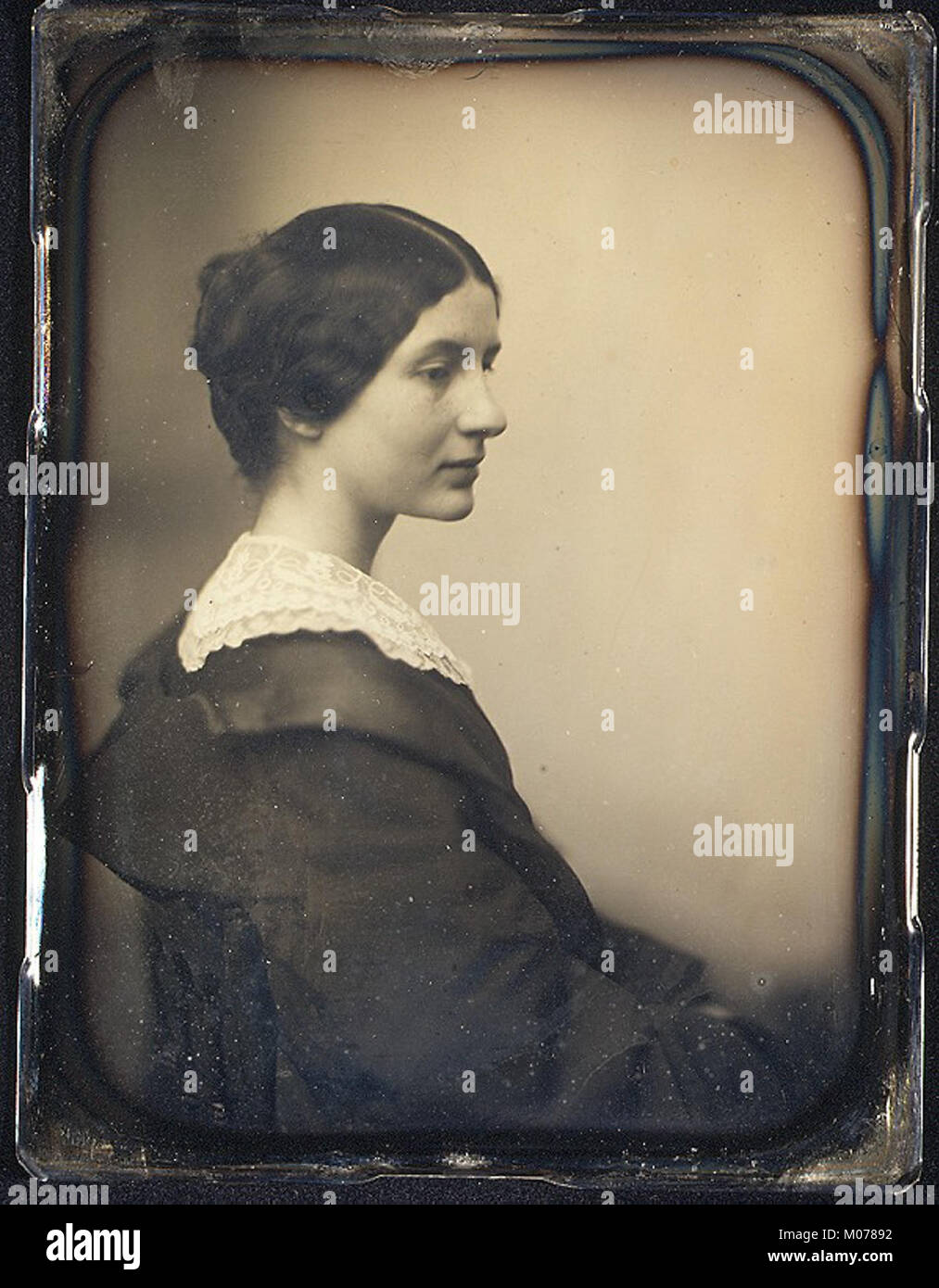 This portrait depicts Annie Adams Fields, wife of the publisher James Thomas Fields. The work ...