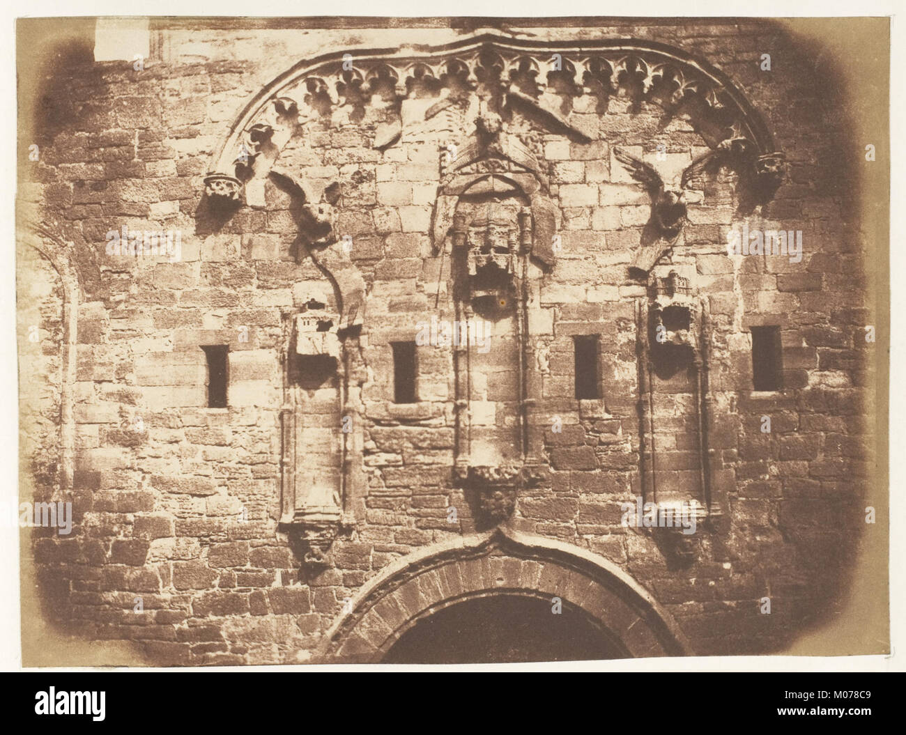 Lindlithgow Castle, located in Scotland, is a historic royal residence ...