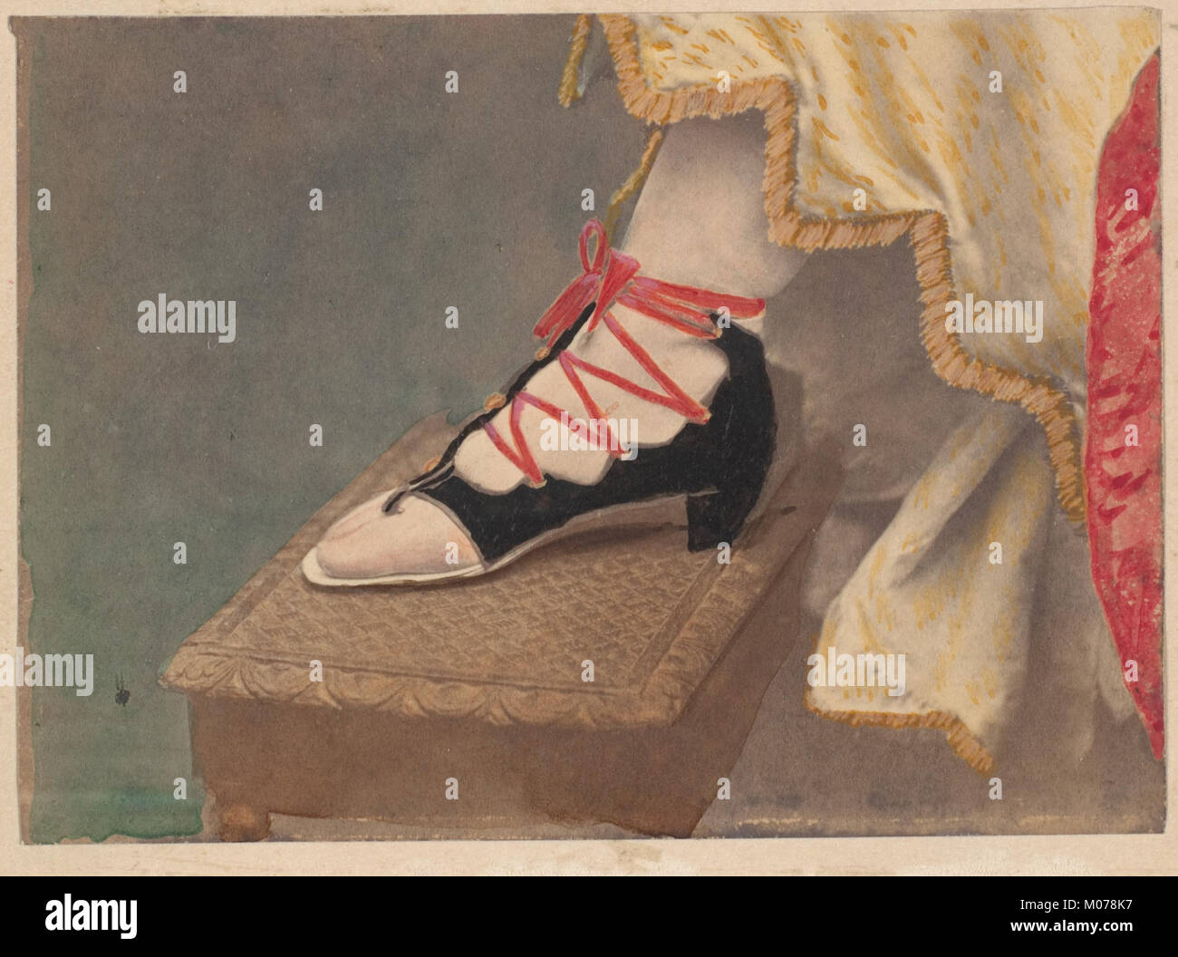 'Les Cothurnes' is a French artwork featuring a depiction of theatrical ...