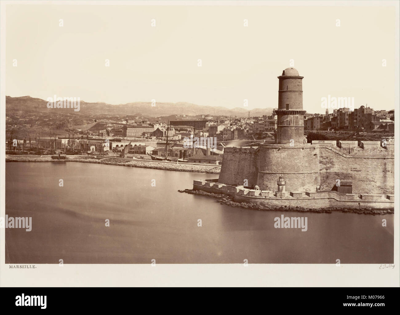 'Marseille' is an artwork depicting the city's port, architecture, and ...