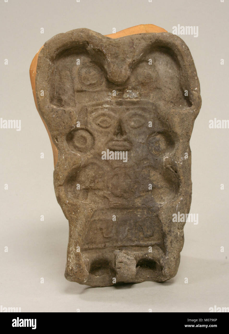 This mold was used to create female figures, illustrating ancient ...