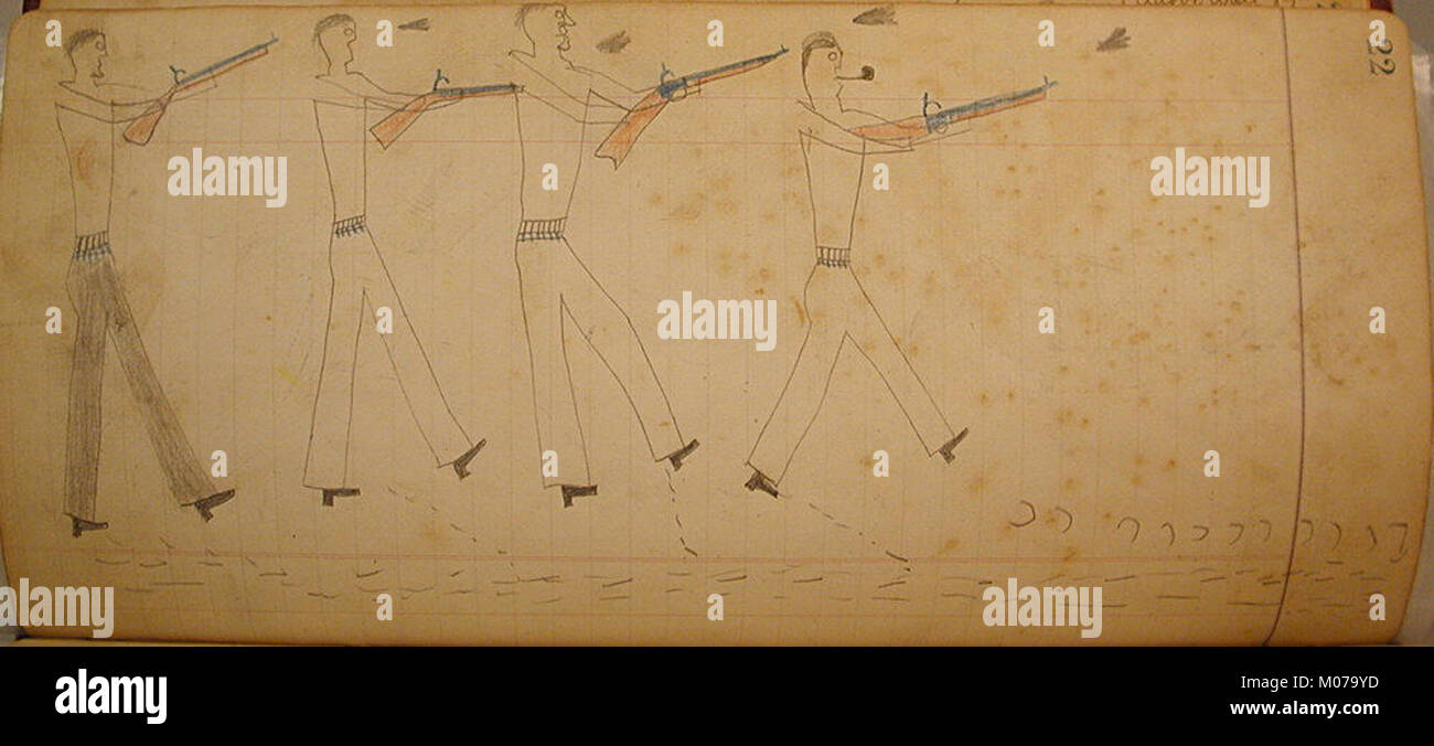 Ledger Drawing MET page22 Stock Photo - Alamy