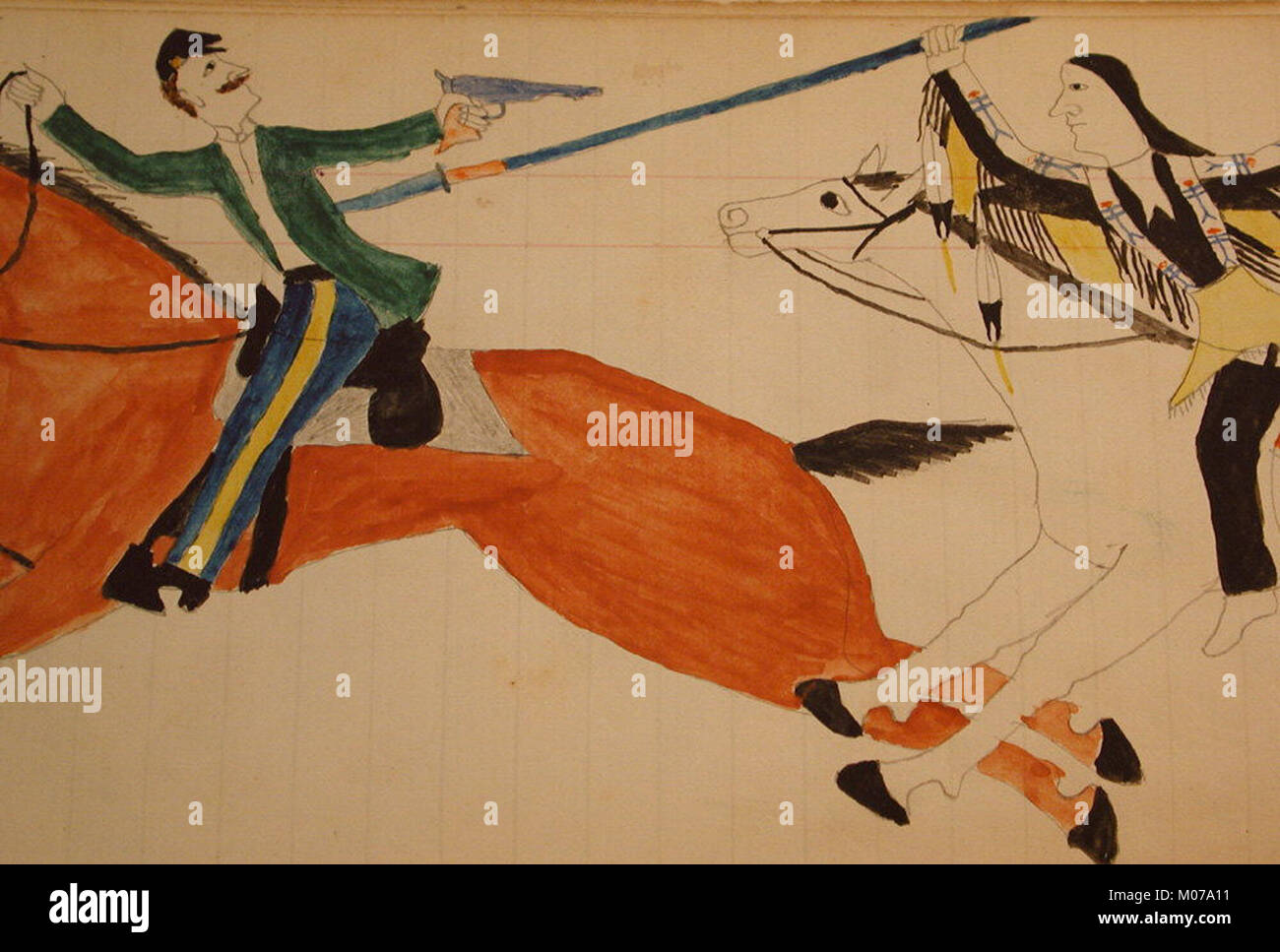 This detailed ledger drawing presents a combination of graphic elements ...