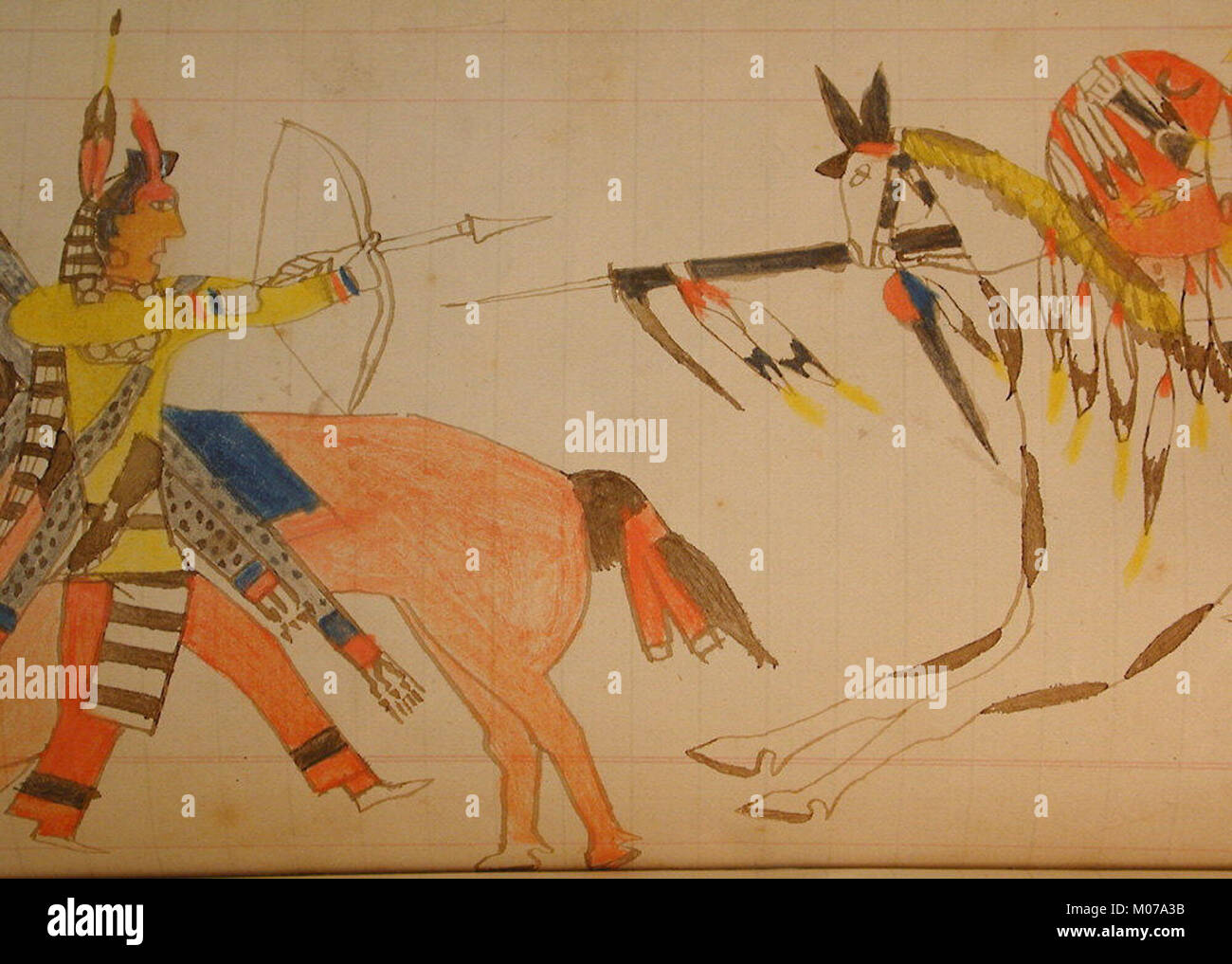 A detailed ledger drawing featuring intricate designs and sketches. This piece represents the ...