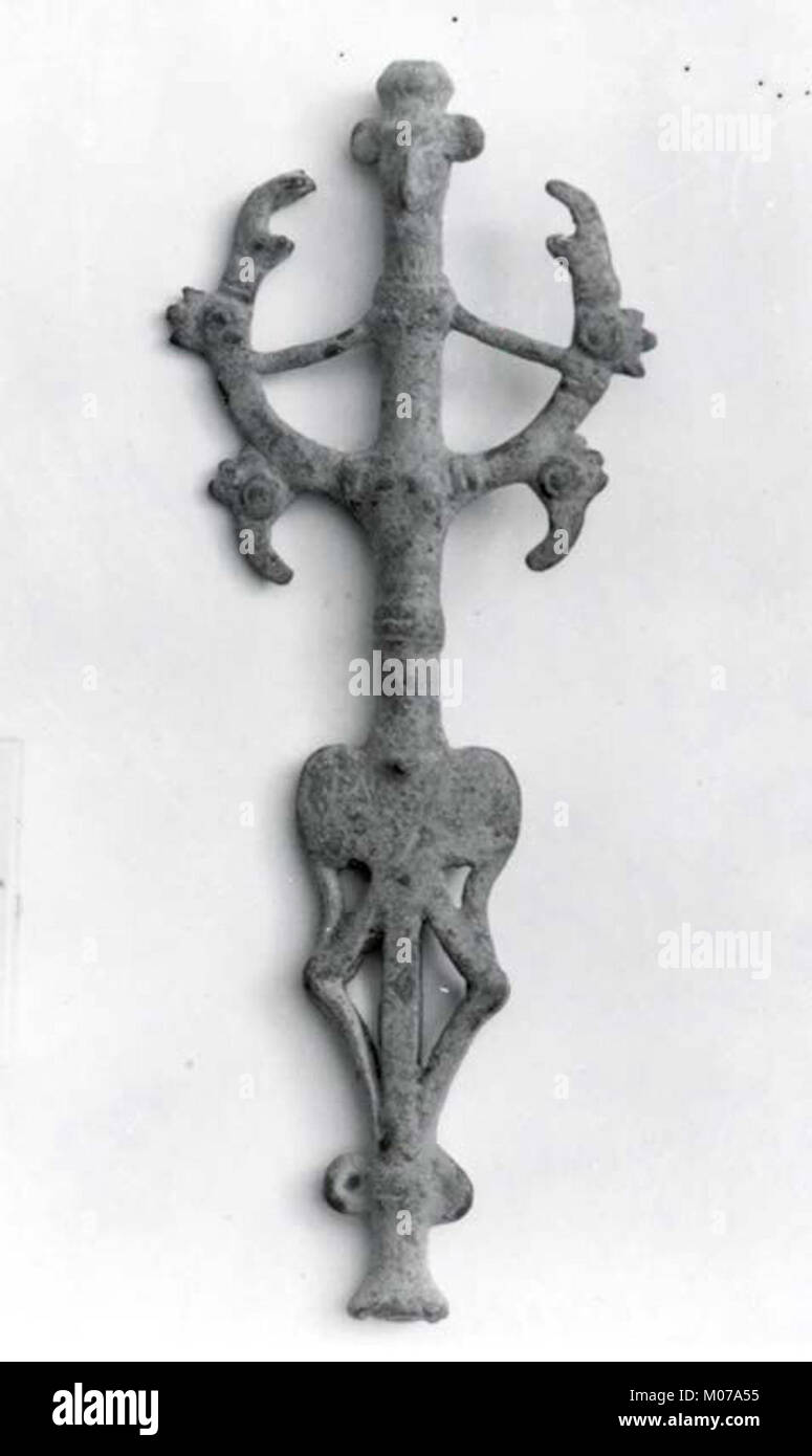 This master-of-animals standard, MET me30 97 6, is a ceremonial object ...