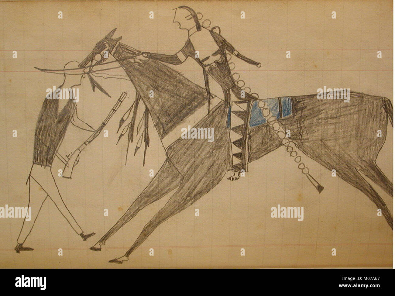 This ledger drawing illustrates a detailed section from an old ledger ...